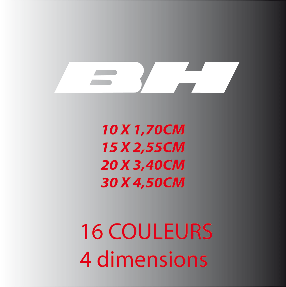 Sticker autocollant BH vélo – Stickers Perso