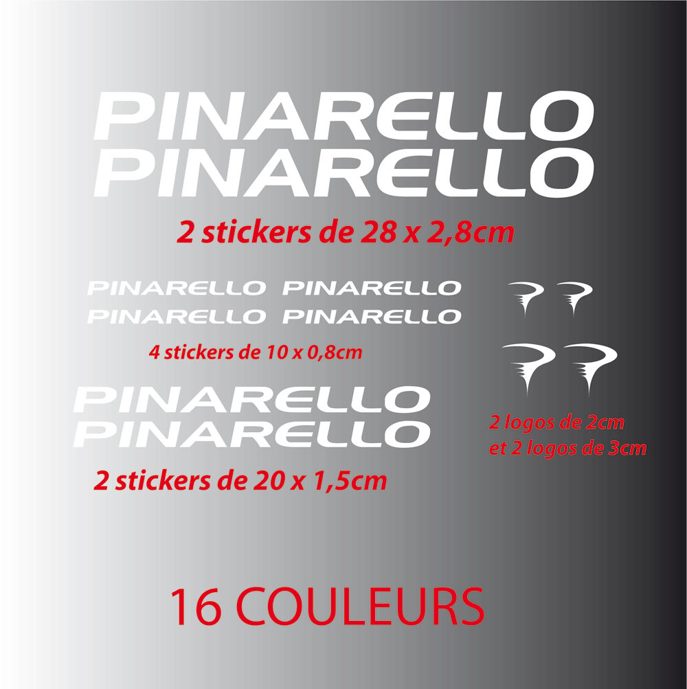 Kit Stickers Autocollants Pinarello – Stickers Perso