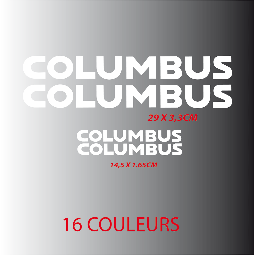 Mini kit stickers Columbus – Stickers Perso
